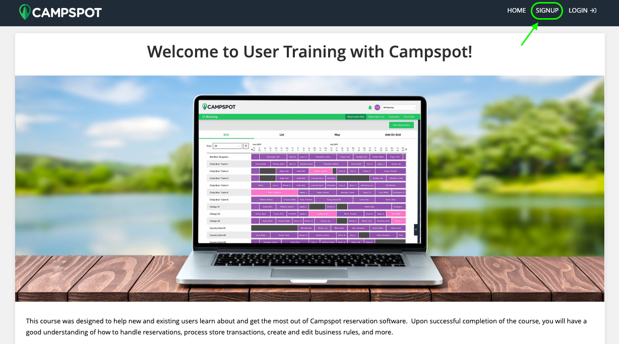 Campspot Certification Program
